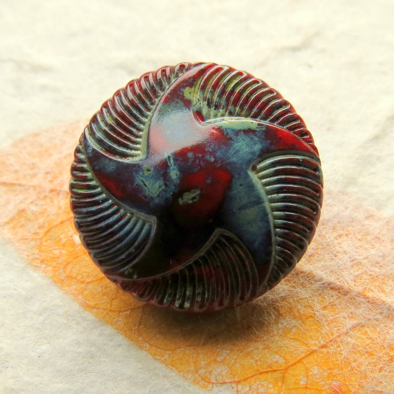 Czech Glass Buttons - Etsy