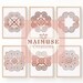 Set of 6 Hmong Mandalas (style 2) Printable Wall Art | Hmong Wall Art ...