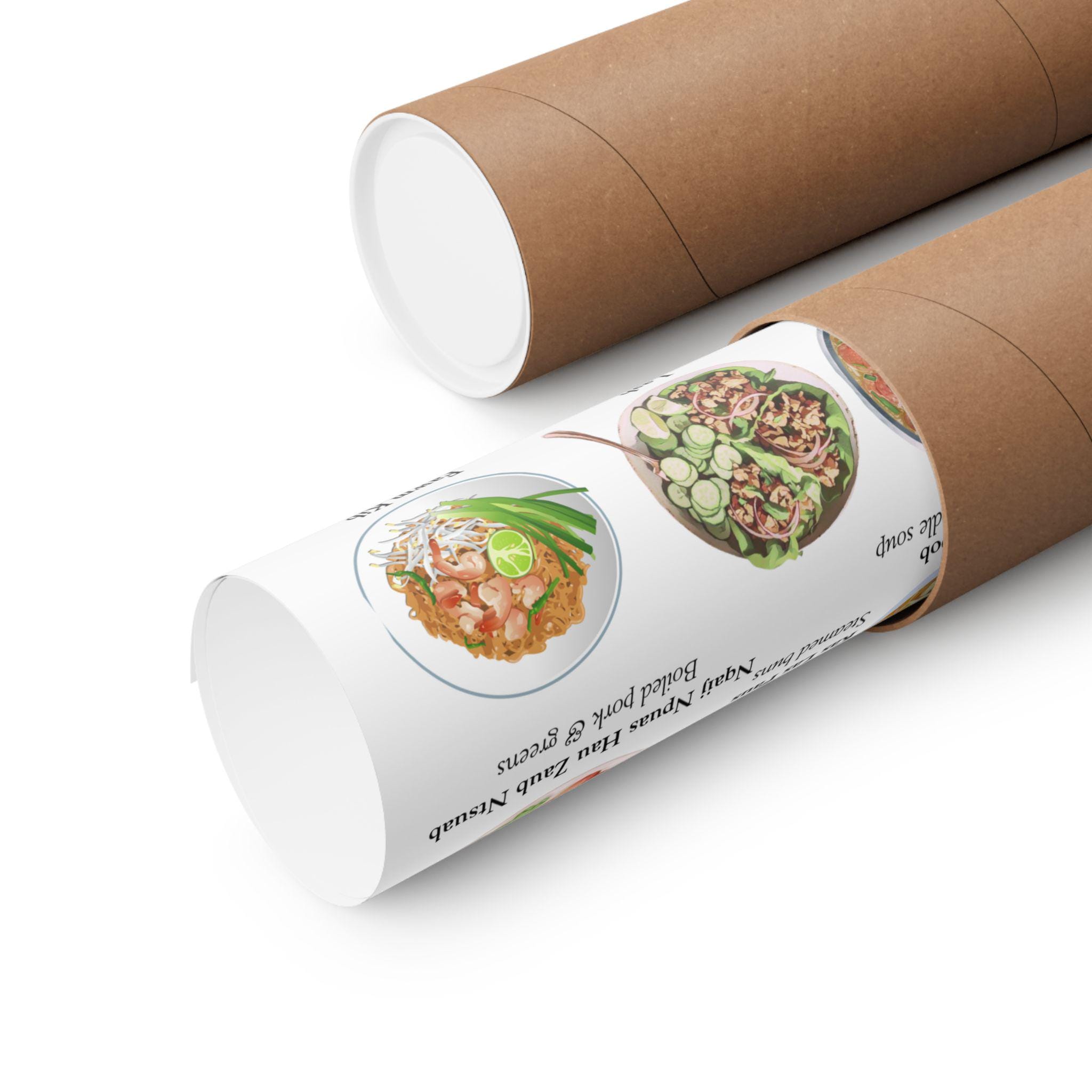 Hmong Kitchen Wall Art Posters | Hmong Wall Art | Food Art Print for ...