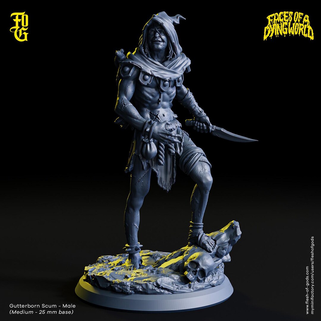 Faces of a Dying World - Gutterborn Scum - Etsy