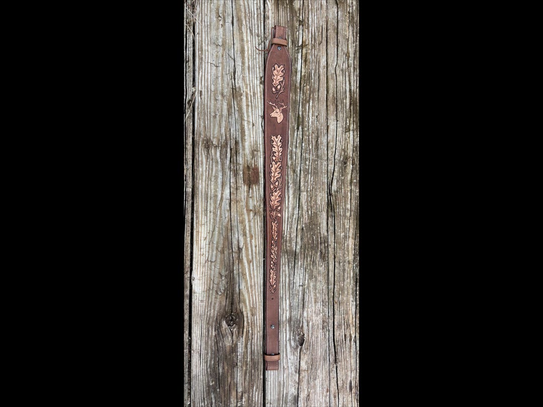 Handmade Leather Hunting Sling Tactical Shoulder Strap - Etsy