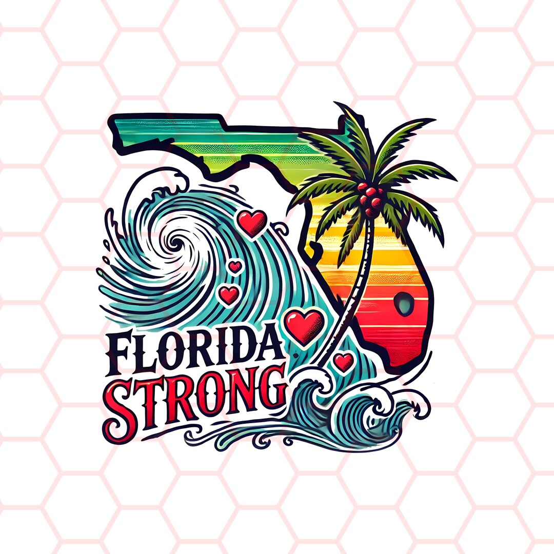 Florida Strong PNG, Hurrican Milton PNG, Bradenton Strong, Tampa Bay ...