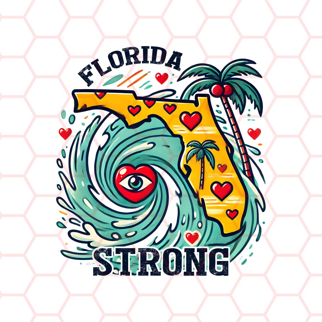 Florida Strong PNG, Hurrican Milton PNG, Bradenton Strong, Tampa Bay ...