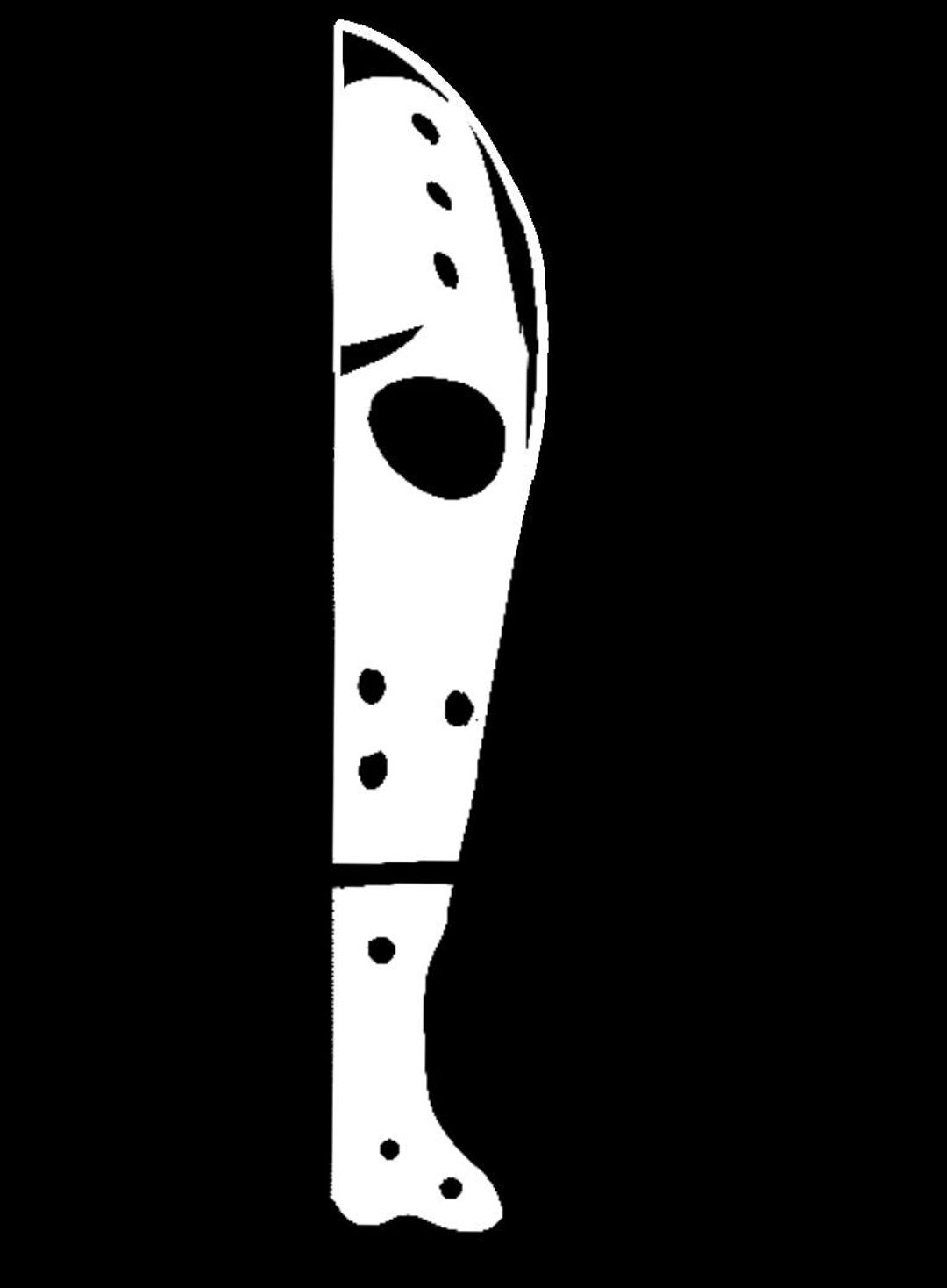 Jason Vorhees Machete Decal - Etsy