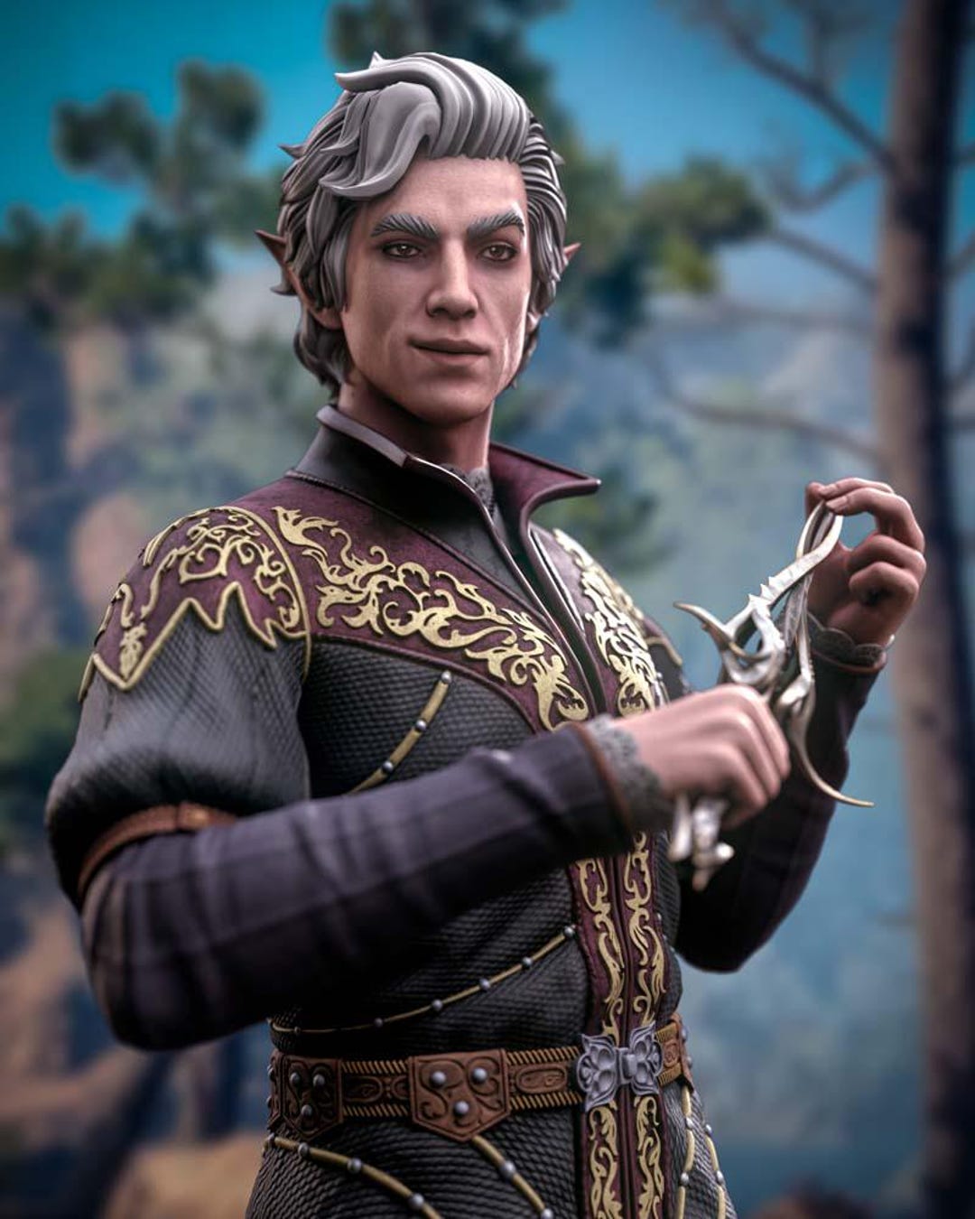 Astarion - Action Figure - Videogames - Resin - PLA - Baldur's Gate 3 ...