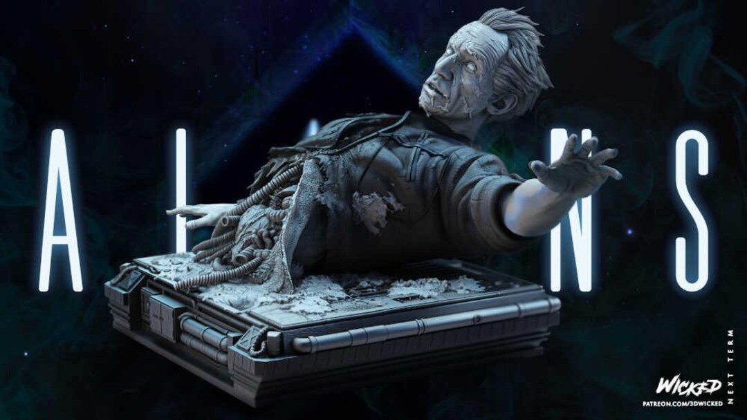 Bishop (alien) - Action Figure - Film & TV Series - Resin - PLA - Alien ...