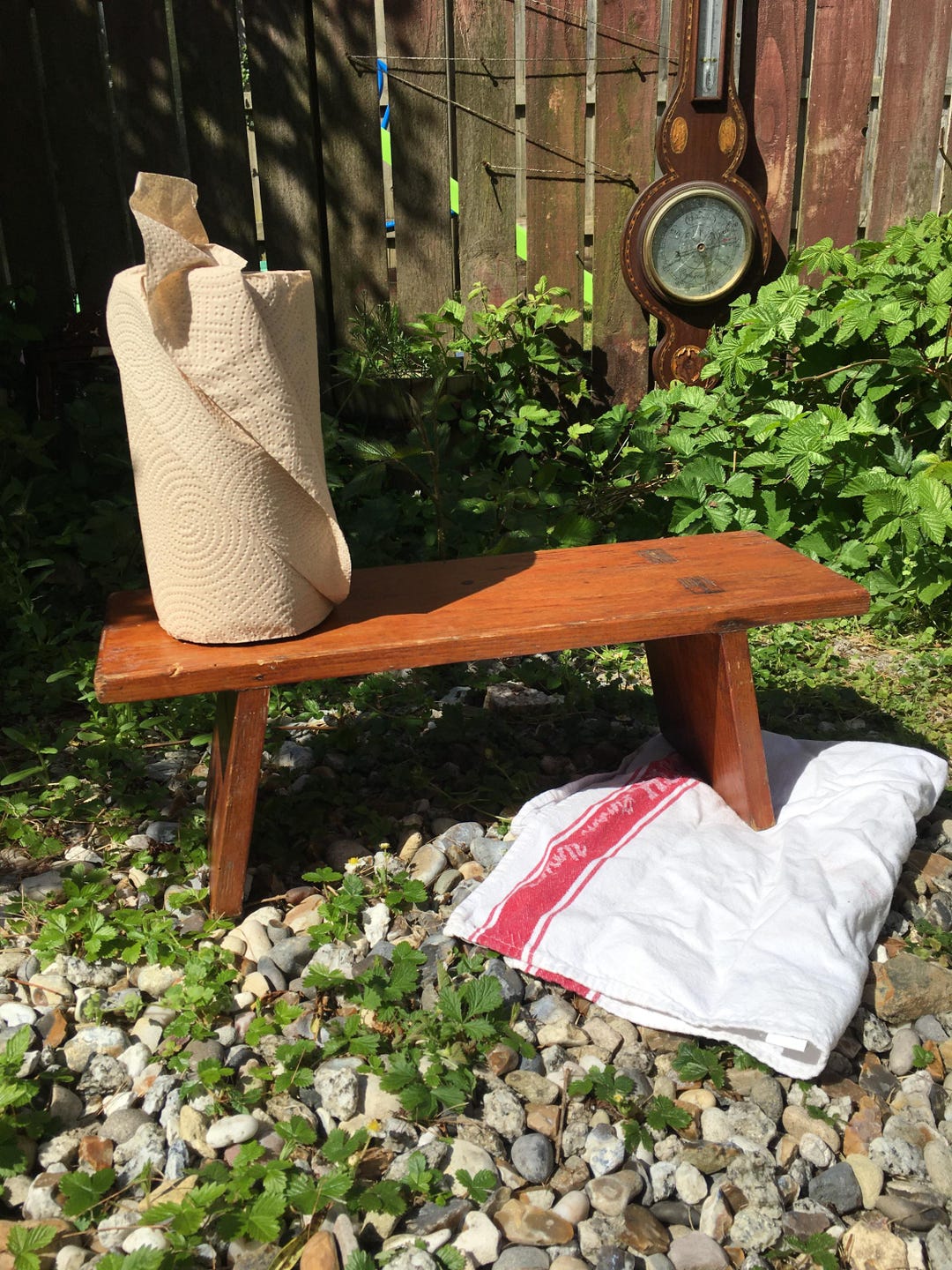Vintage Small Pig Stool / Milk Stool – Preloved, Sturdy, and Full of ...