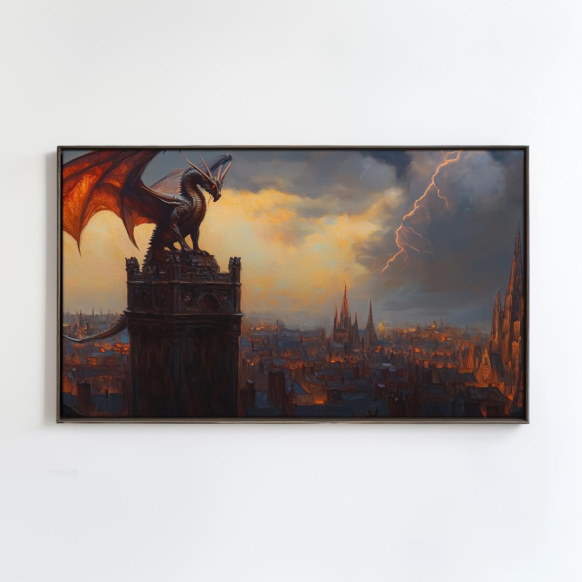 Frame TV 100+ Medieval Art Set, Vintage Oil Paintings of Castles ...