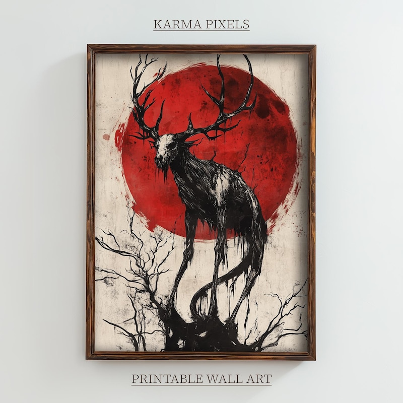 Wendigo Wall Art - Etsy