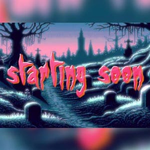 Pixel Art Animated Stream Overlay Starting Soon 1920x1080 - Etsy