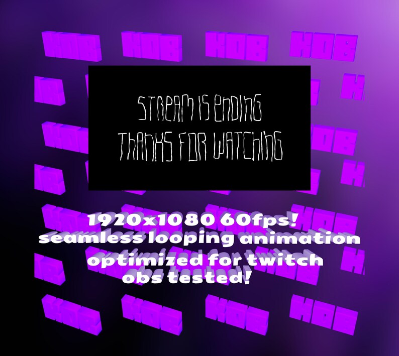 Handwritten Animated Text Overlay for Streaming 1920x1080 - Etsy