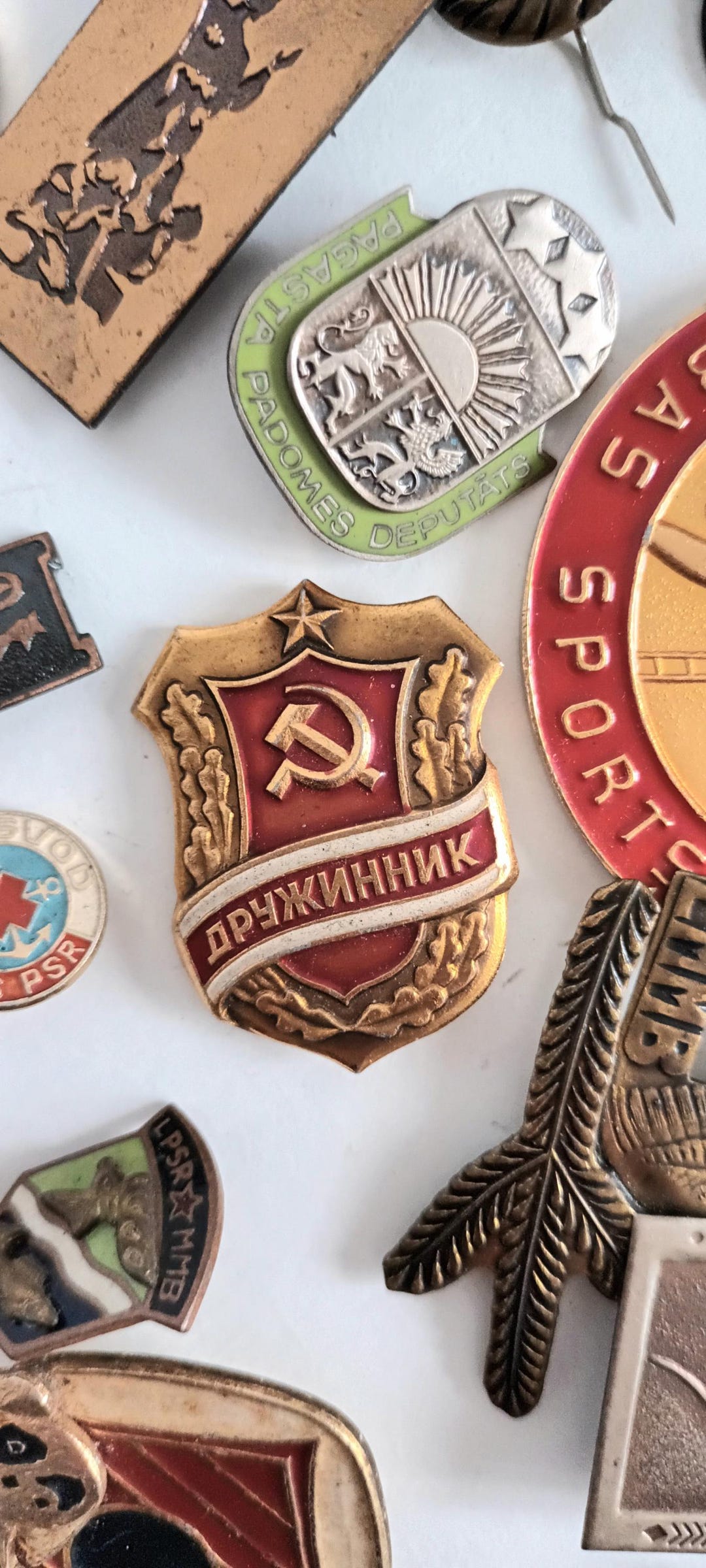 Lot of Different Soviet Badges and Pins From USSR Era 50 Pics Pinback ...