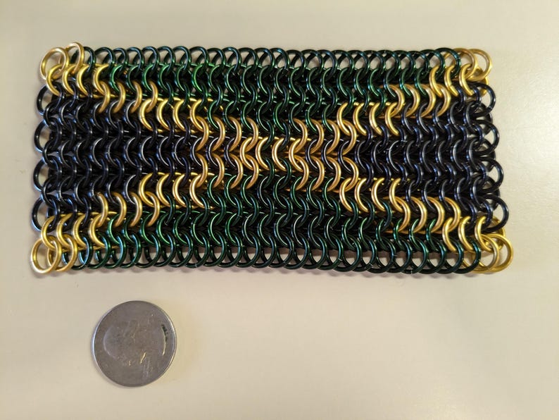 Jamaican Flag Chainmail Patch - Etsy