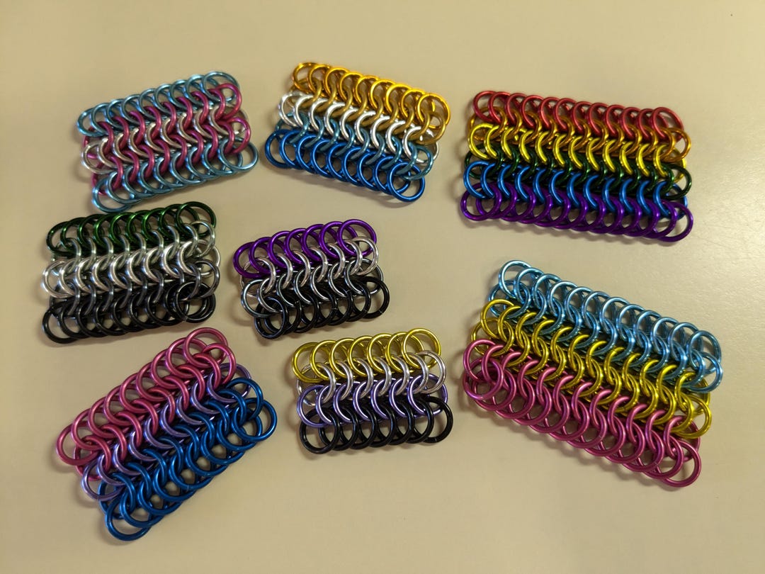 Mini Flag Chainmail Patches - Etsy
