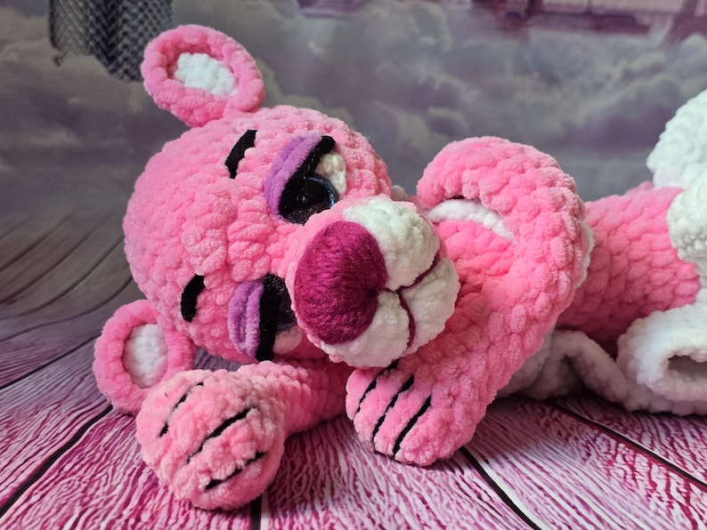 Legendary Animation – Soft Handmade Crochet Amigurumi Set Pink Panther ...