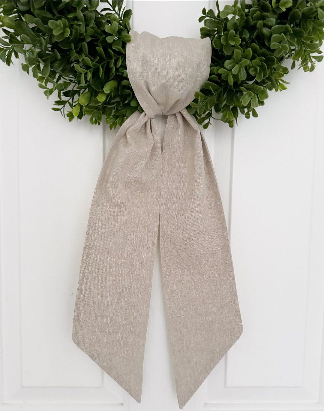 Wholesale Blank Wreath Sashes Tan– Blank Wreath Sash - Embroidery Blank ...