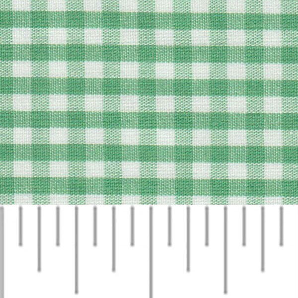 Green Gingham Fabric - Etsy