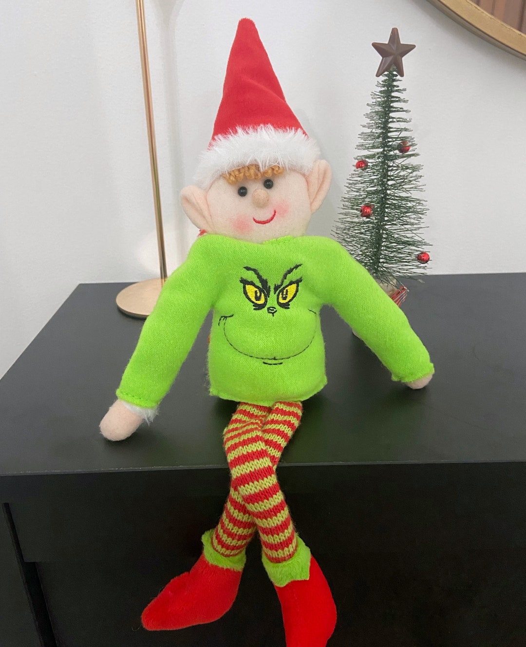 Grinch Elf Sweater Visiting Elf Clothes Elf Shirt Elf Outfit Clothing ...