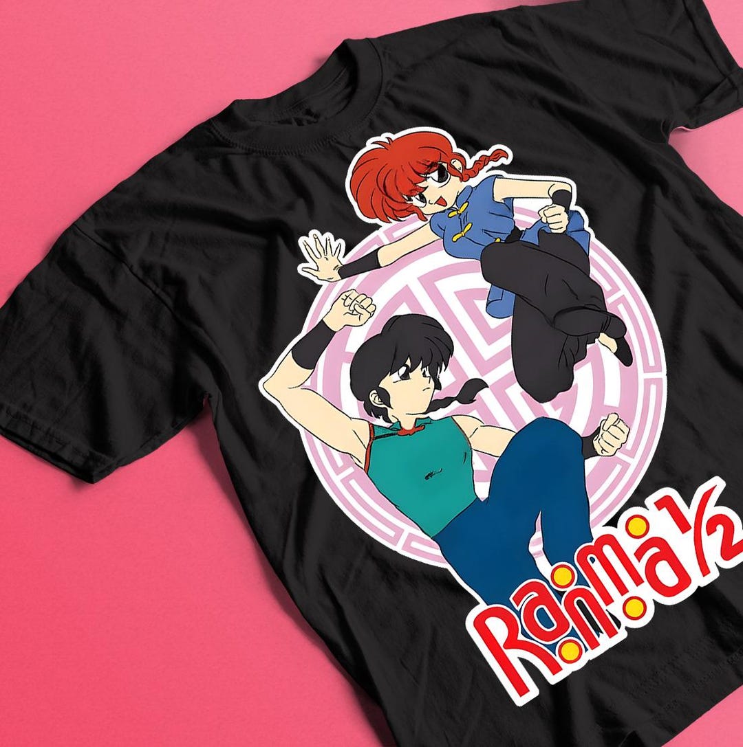 Unisex Ranma Saotome Anime T-shirt, Genma Panda Manga Shirt - Etsy
