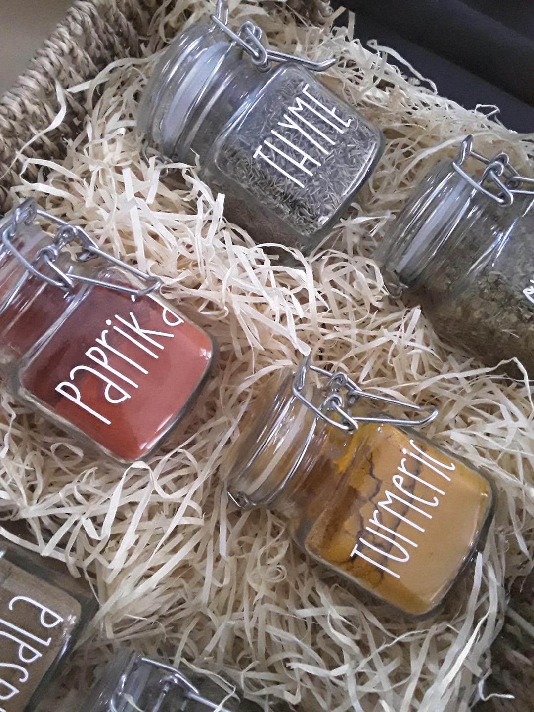 Organic Herbs and Spices , Jars 100ml , World Spices , Gift Set , Eco ...