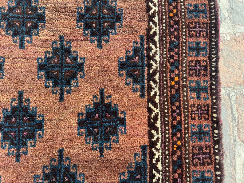 1920s Antique 2x3 Baluch Rug – Hand Knotted Wool Tribal Carpet, Vintage ...