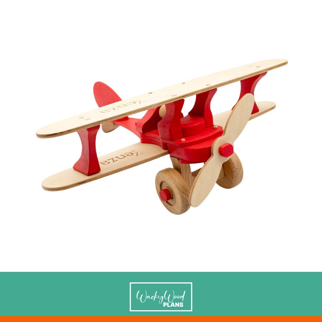 DIY Wackybuild Biplane Plans - CNC and Hand Tool Ready, Dxf/svg Files ...