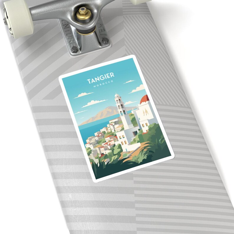 Tangier Morocco Travel Sticker Print Gift Art Gift Morocco Artwork - Etsy