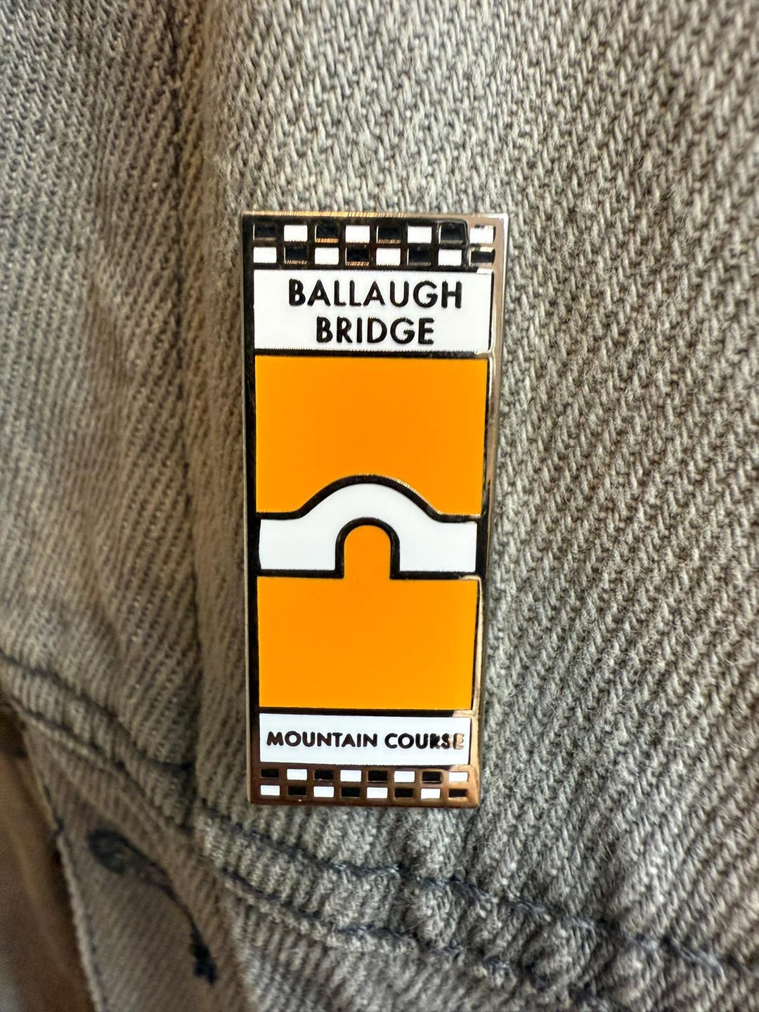 Ballaugh Bridge Isle of Man TT Mountain Course Corner Sign Pin - Etsy