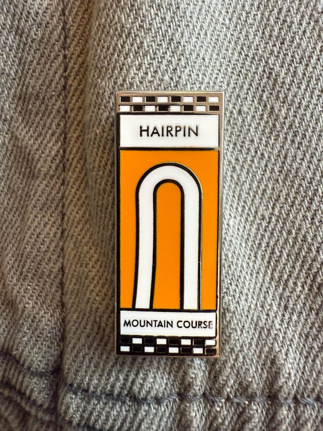 Hairpin Isle of Man TT Mountain Course Corner Sign Pin - Etsy