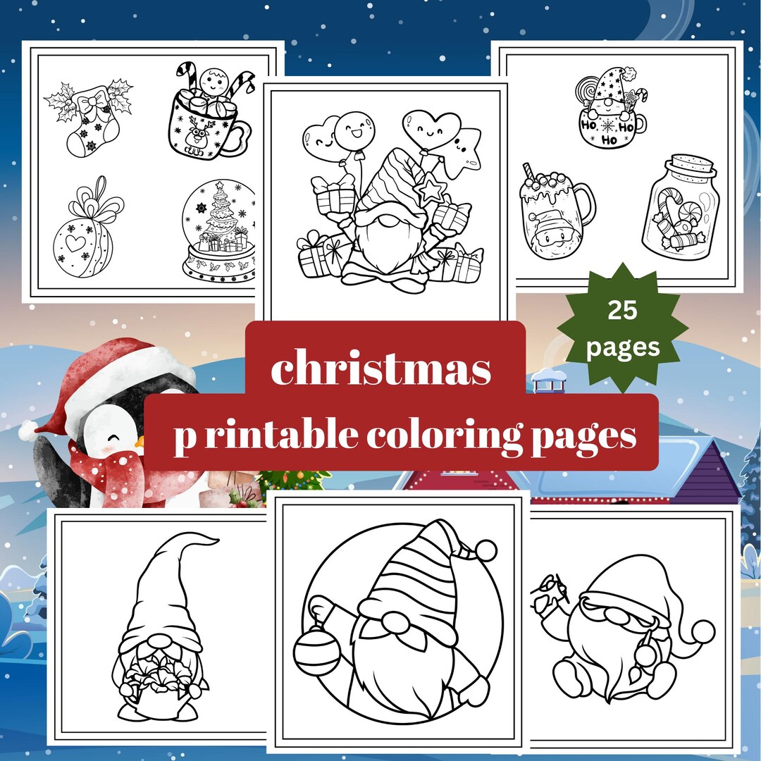 Christmas Coloring Pages for Kids Toddlers Preschoolers Toddlers ...