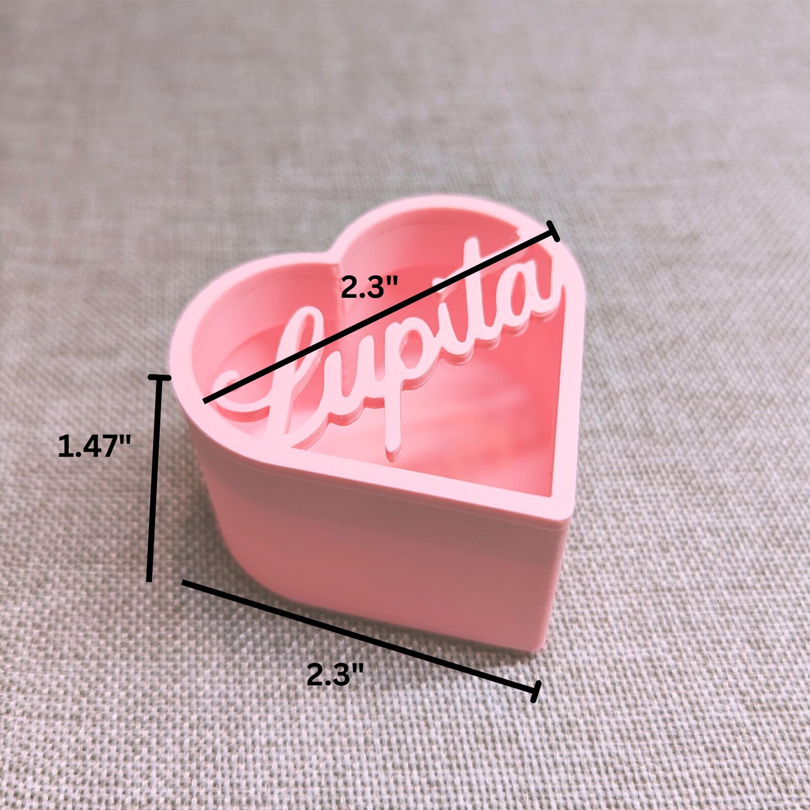 Personalized Heart Favor Box: Custom Name, Valentine's Gift, Christmas ...