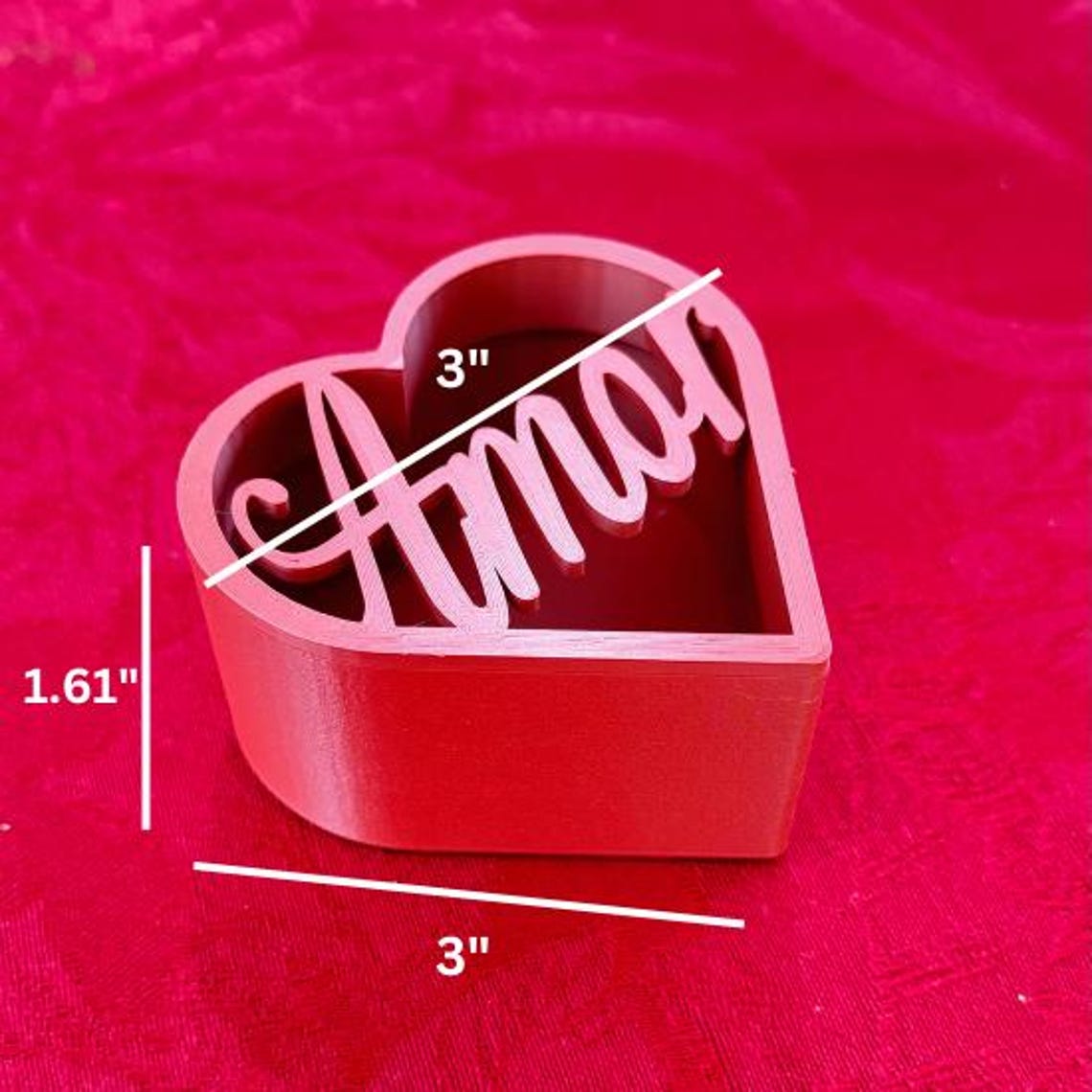 Personalized Heart Favor Box: Custom Name, Valentine's Gift, Christmas ...
