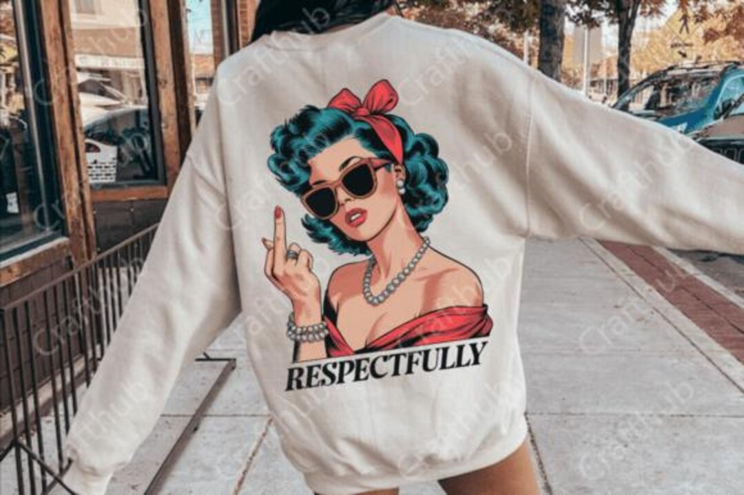 Respectfully Png,middle Finger Png,retro Respectfully Png Middle Finger ...