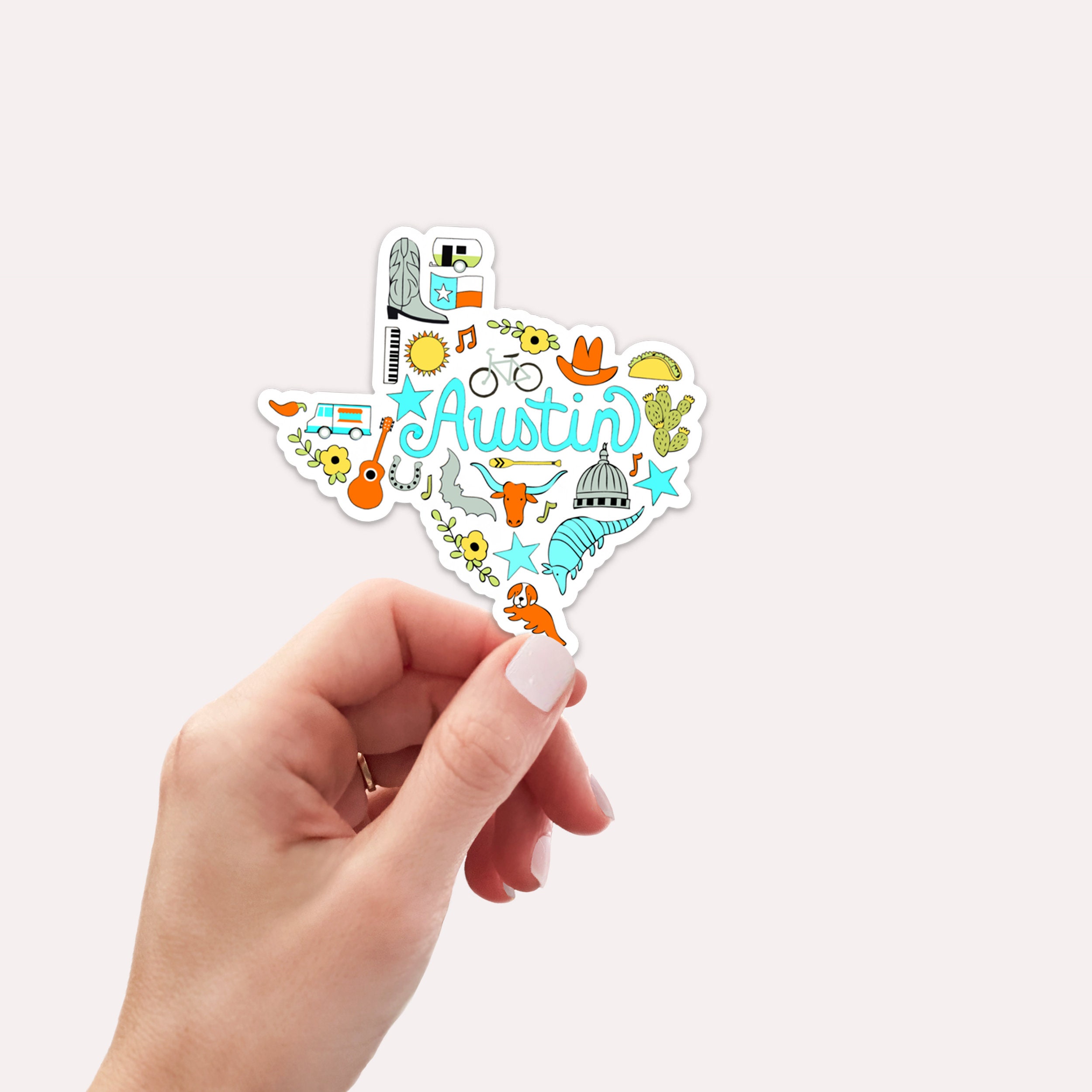 Austin Texas Sticker, Sticker - Etsy