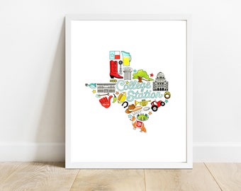 Vintage Dixie Chicken Poster / Print / Texas A&M Aggies / College ...