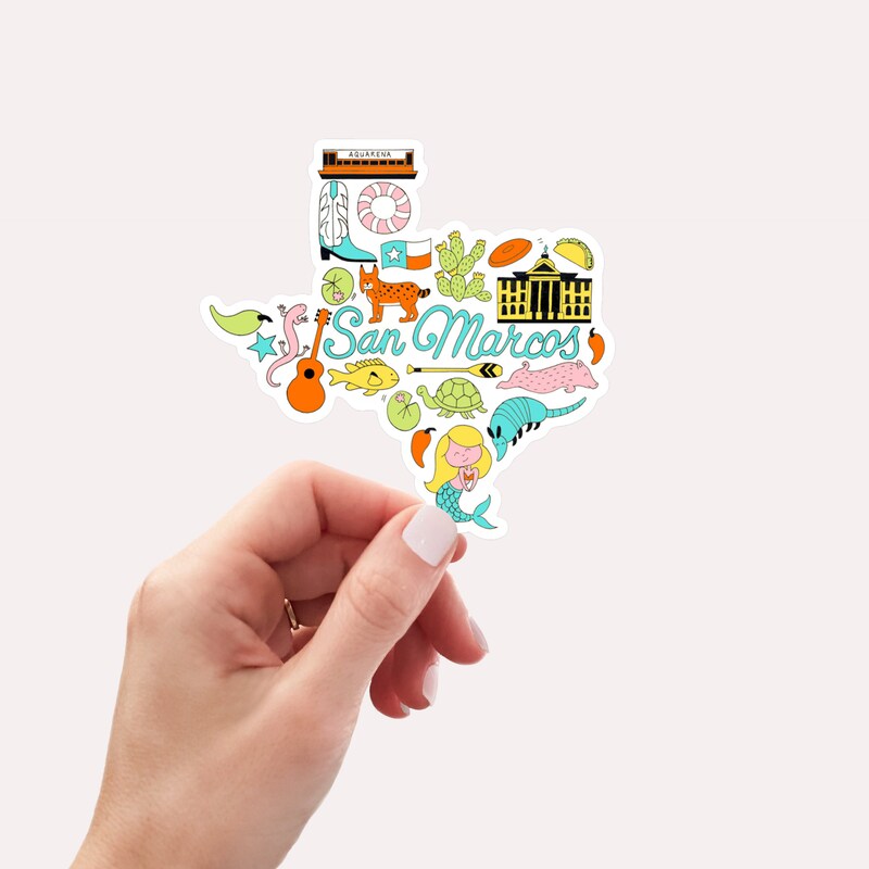 Texas Sticker - Etsy