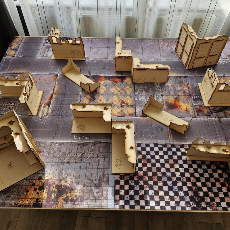 40k Terrain Set Mdf - Etsy UK