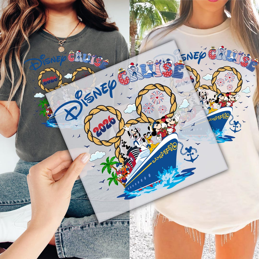 Disney 2026 Family Cruise DTF Transfer for Ready to Press Arin1789 - Etsy