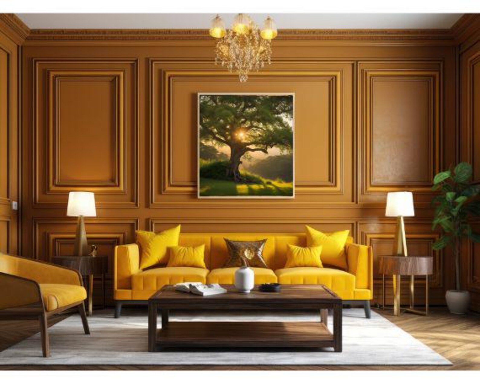 Tree in Nature Digital Download, Beautiful Landscape Art, Nature Wall ...