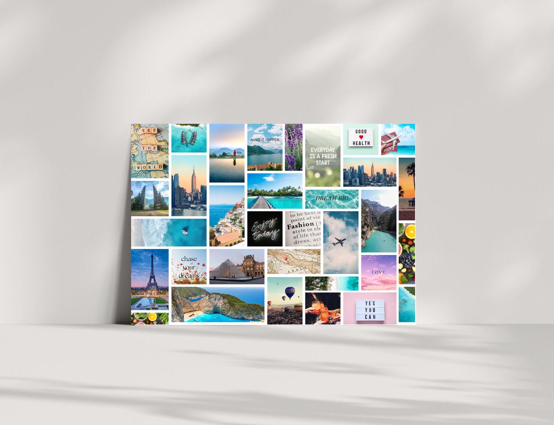 Editable Vision Board 2025 Canva Template A4 Digital Vision Board ...