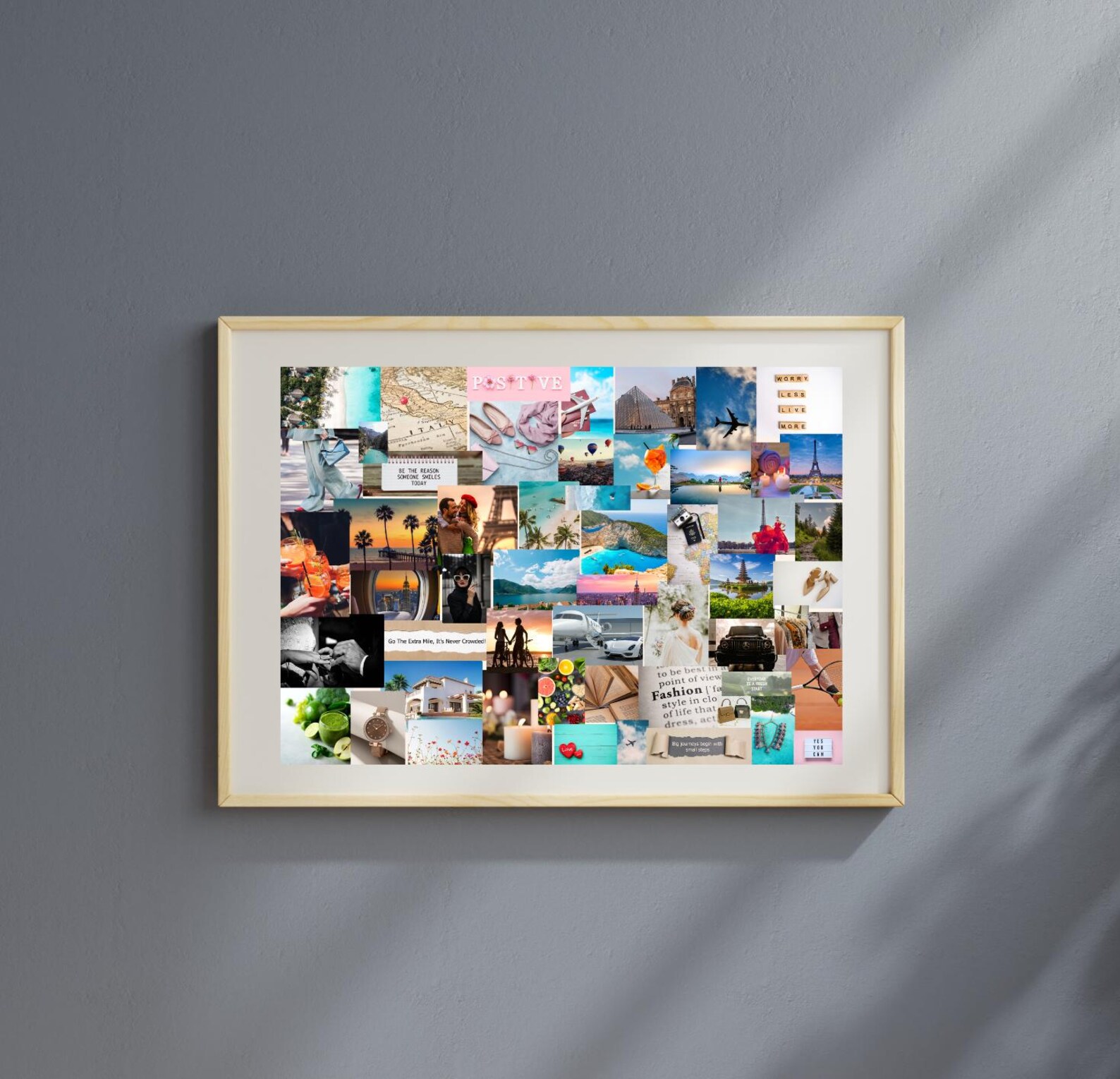 Editable Vision Board 2025 Canva Template A3 Digital Vision Board ...