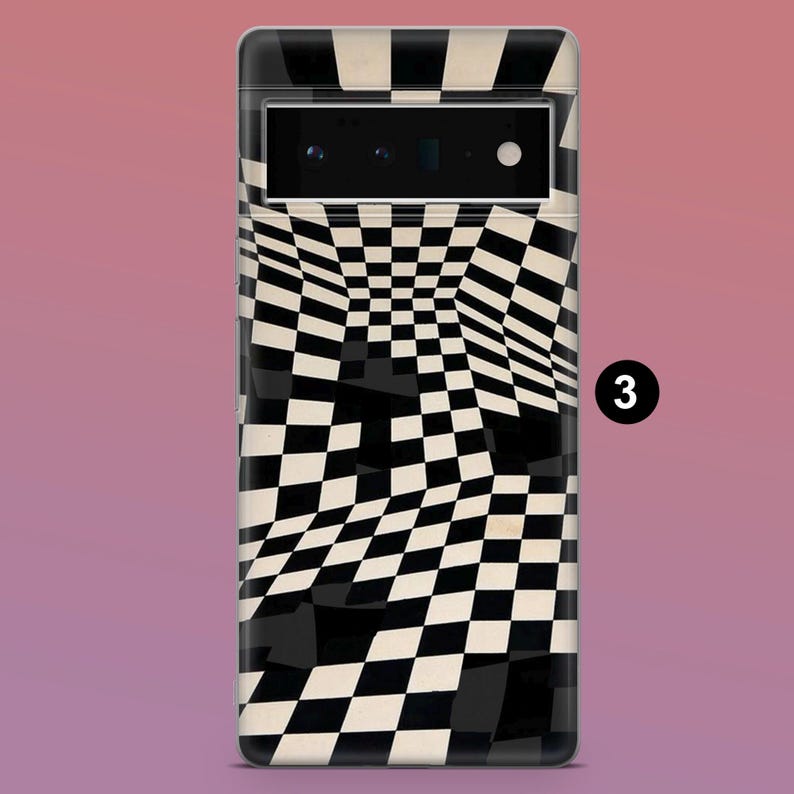 Abstract Phone Case Checker Board Patern Cover for iPhone 16pro, 16E ...
