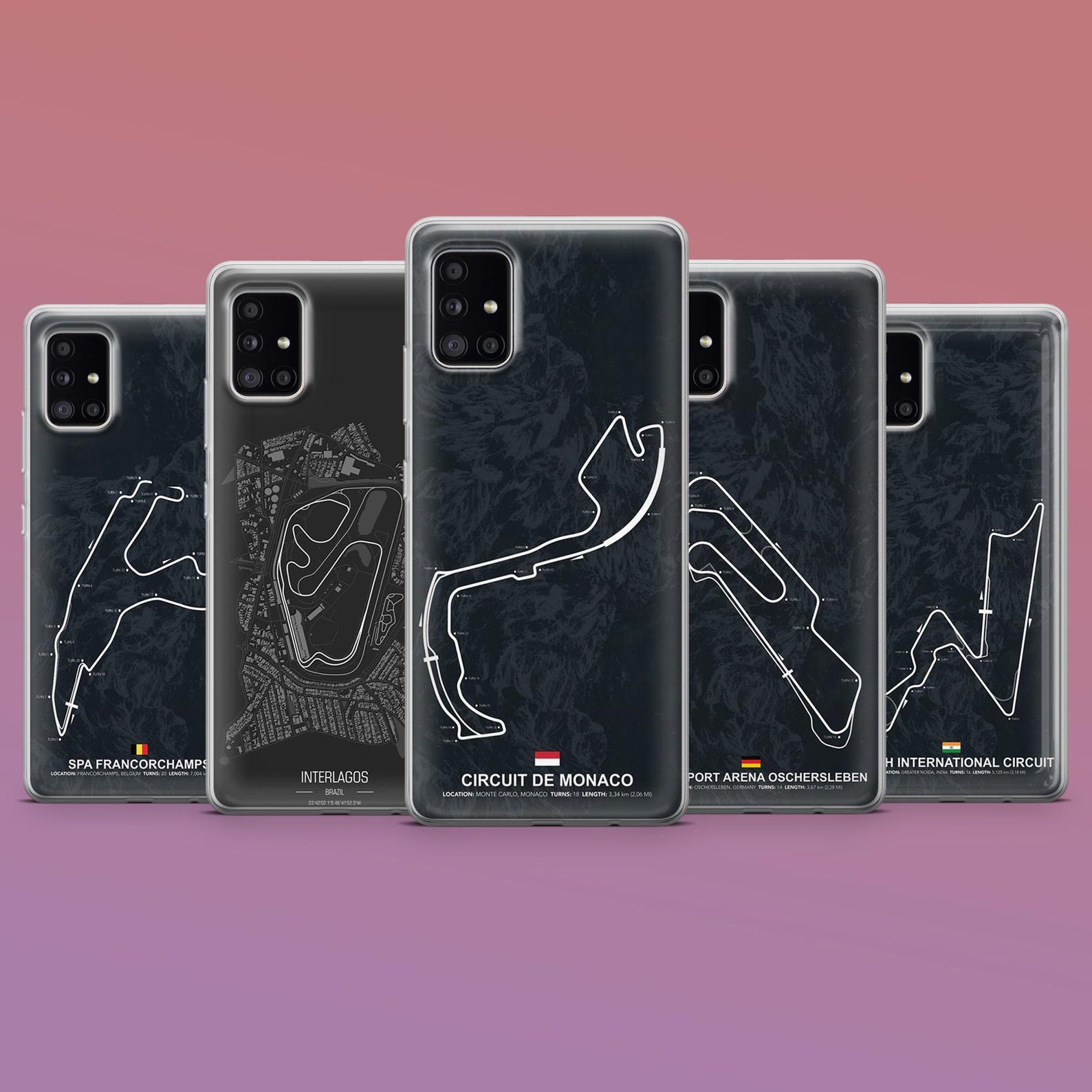 Race Track Phone Case F1 Circuit Cover for Google Pixel 9a,9pro Xl,8a ...