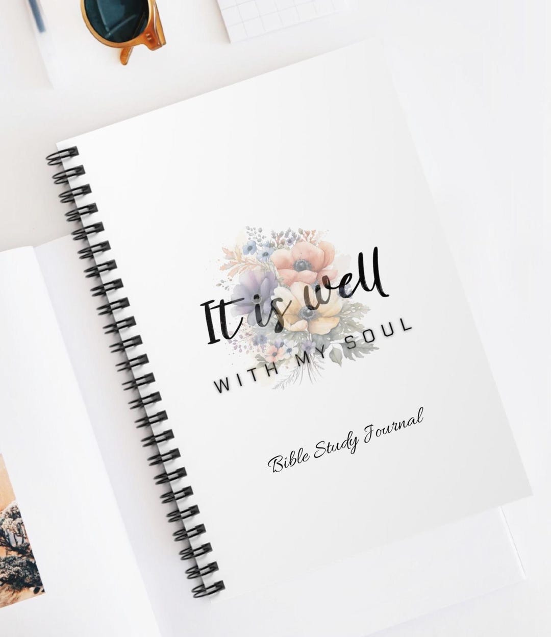 Christian Bible Study Journal Notebook Spiral Notebook With Ruled Lines ...