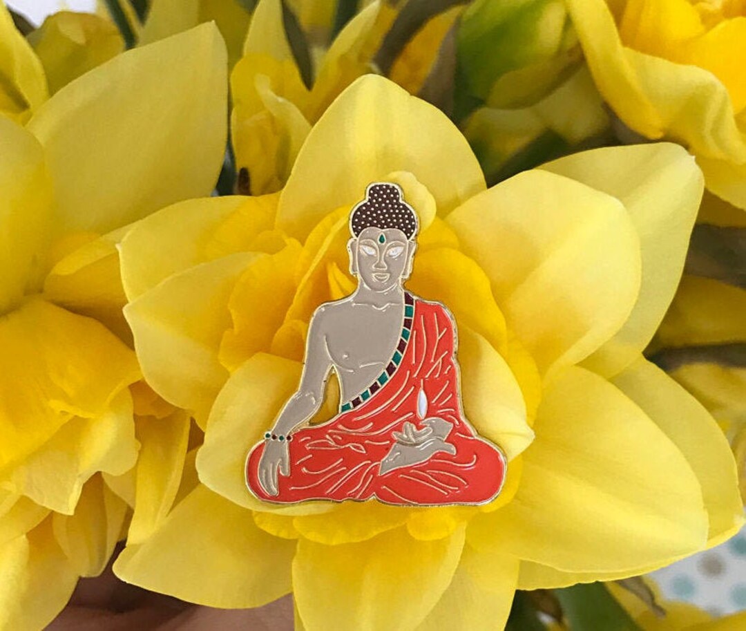 Thai Buddha Enamel Pin Badge. Limited Edition - Etsy