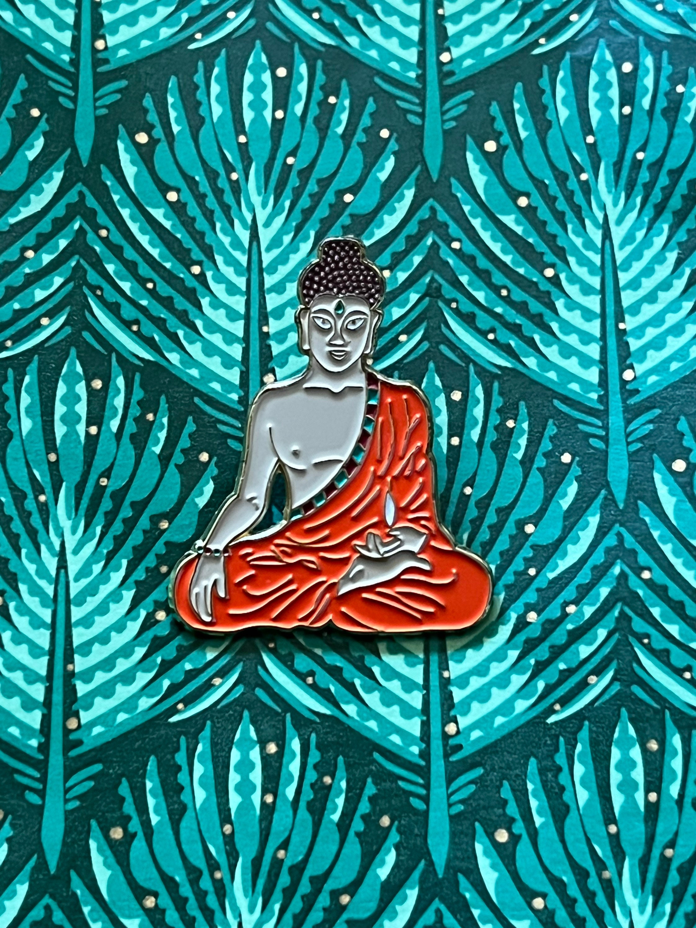 Thai Buddha Enamel Pin Badge. Limited Edition! - Etsy