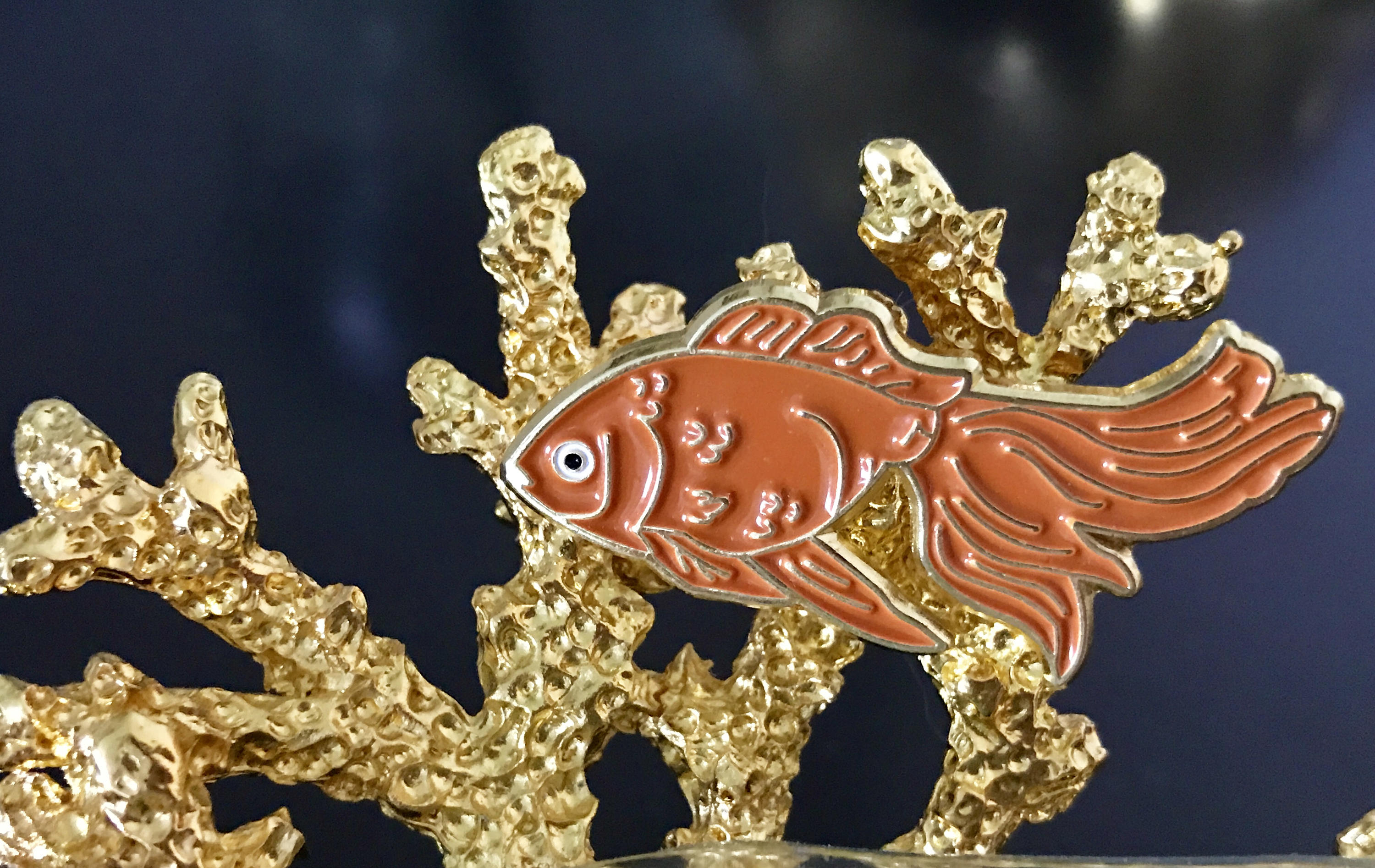 Gorgeous Goldfish Enamel Pin Badge - Etsy