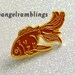 Gorgeous Goldfish Enamel Pin Badge - Etsy