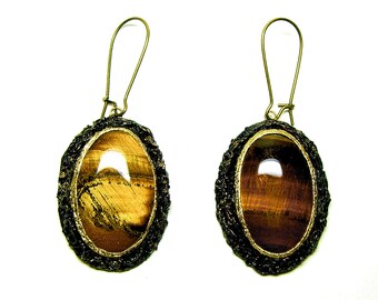 Black antiqued leather Gothic style ring. Steampunk Victorian | Etsy