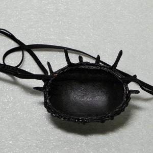 Black Leather Eye Patch Eyepatch Cosplay Larp Steampunk Pirate Captain ...